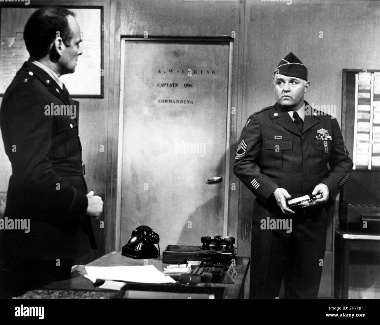 Frank Latimore & Rod Steiger Film The Sergeant (1968) Characters: Capt ...