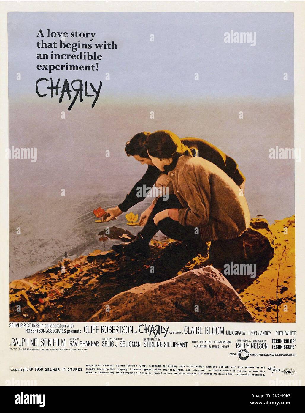 Folded Film Poster Film Charly (1968) Director: Offline 02 June 1968 ...