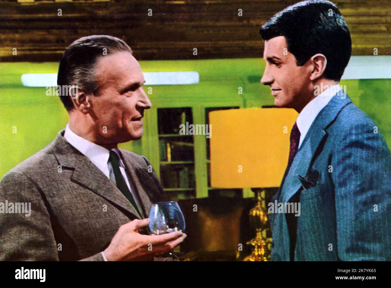 Wolfgang Preiss & George Hamilton Film Jack Of Diamonds (USA/DE 1967 ...