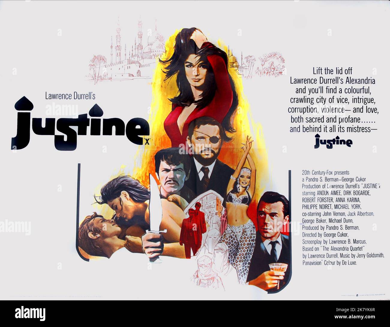 Film Poster Film Justine (1964) Director: George Cukor 06 August 1969 ...