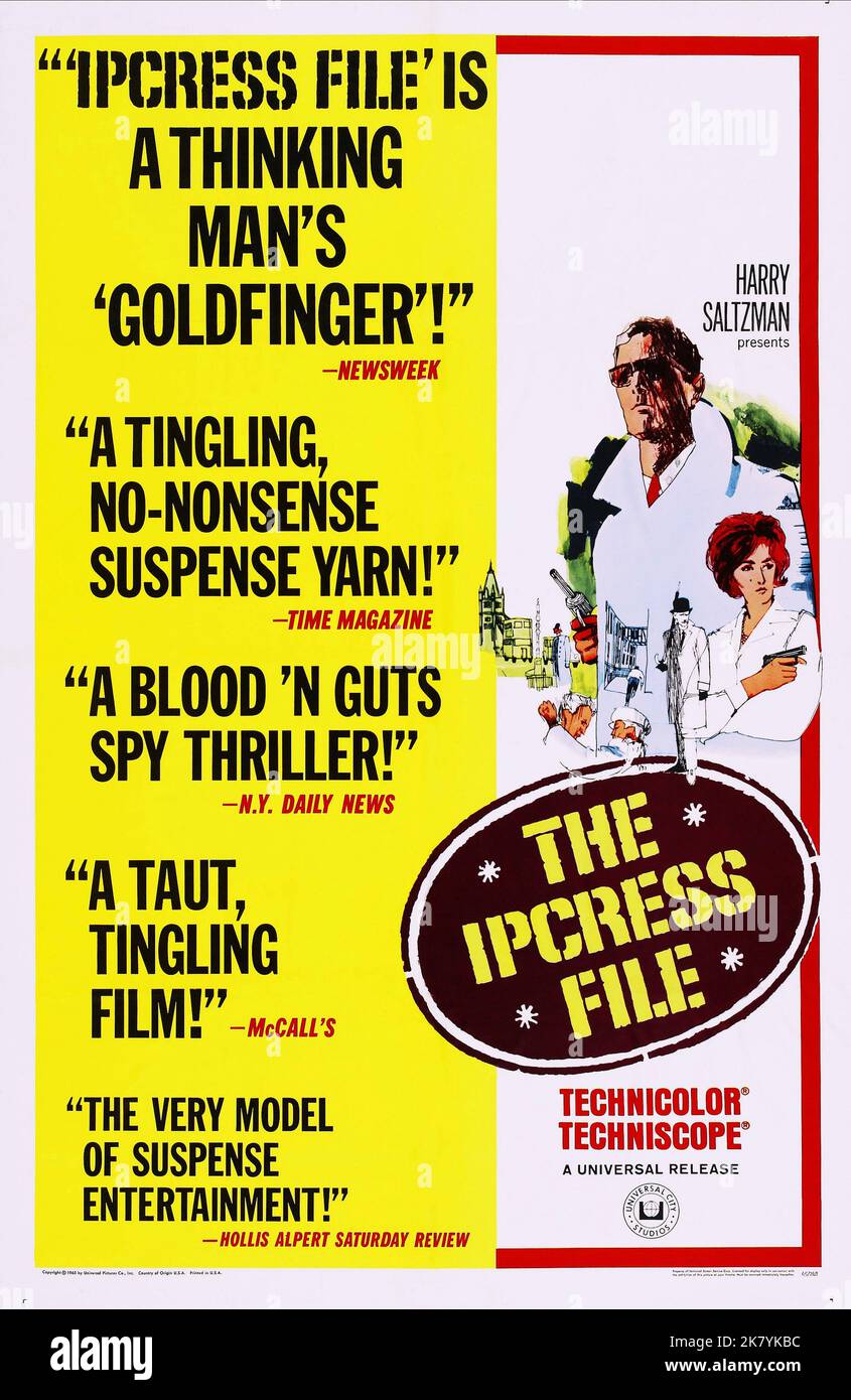 Film Poster Film The Ipcress File (1965) Director: Sidney J. Furie 02 ...