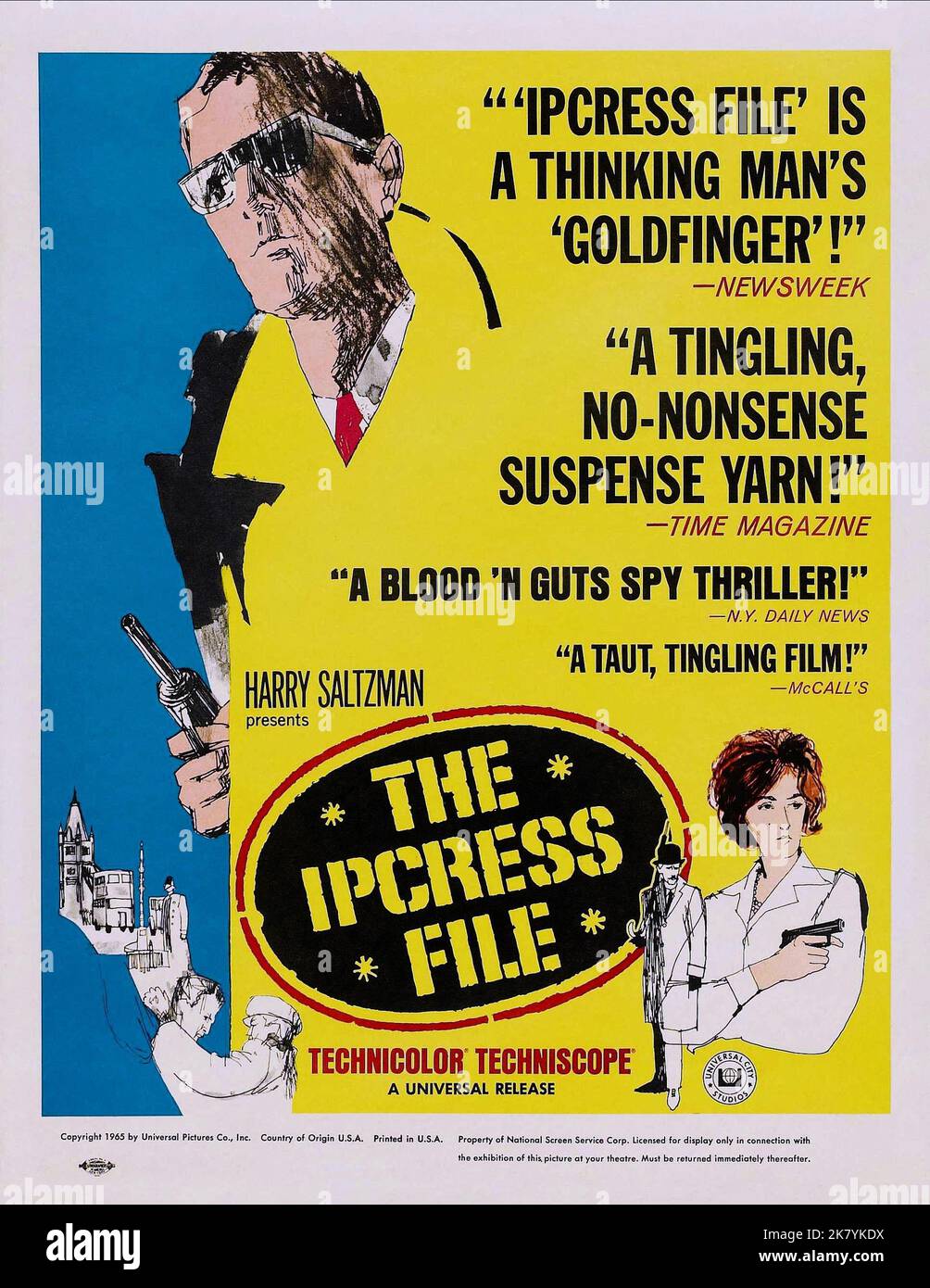 Film Poster Film The Ipcress File (1962) Director: Sidney J. Furie 02 ...