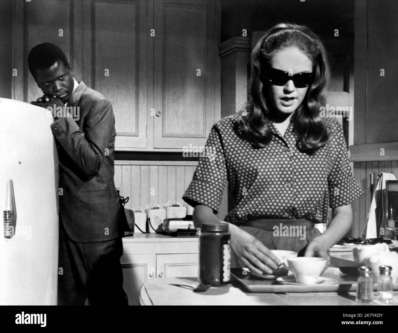 Sidney Poitier & Elizabeth Hartman Film A Patch Of Blue (1966 ...