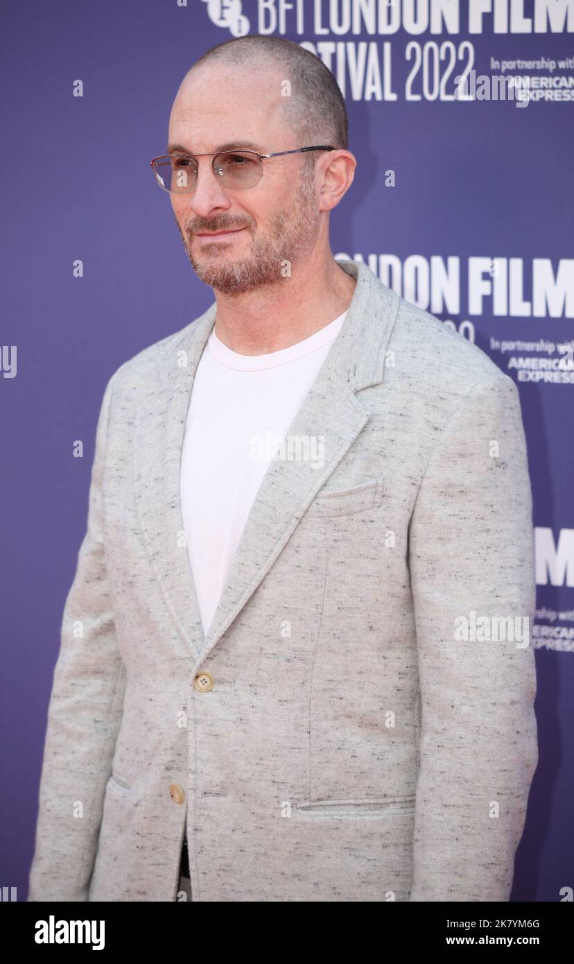 London, UK. Darren Aronofsky at The Whale premiere. Royal Festival Hall ...
