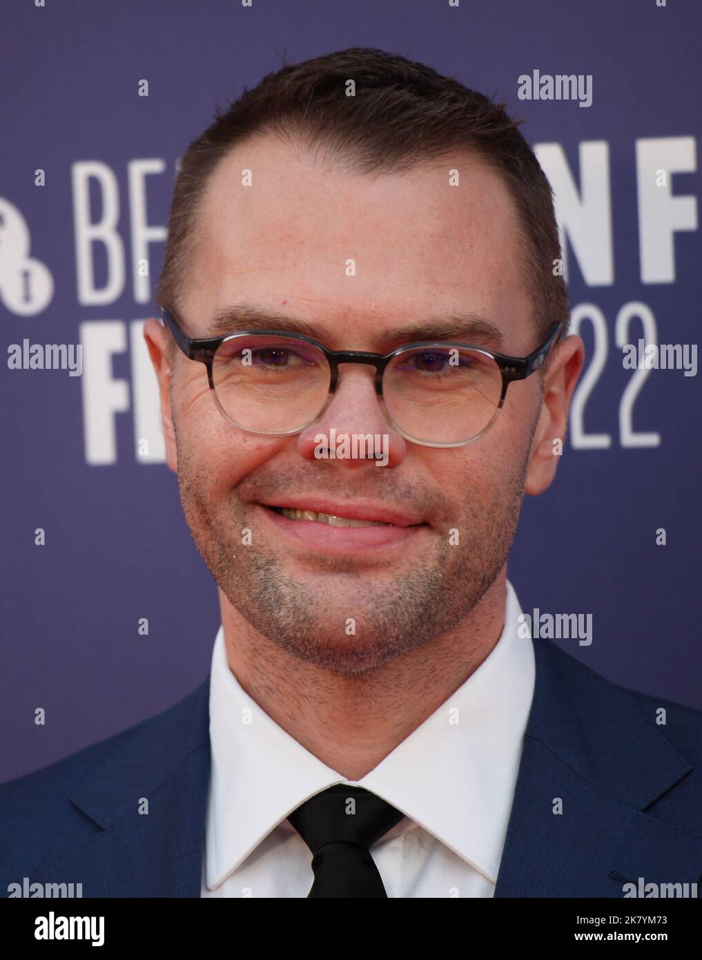 London, UK. Samuel D. Hunter at The Whale premiere. Royal Festival Hall ...