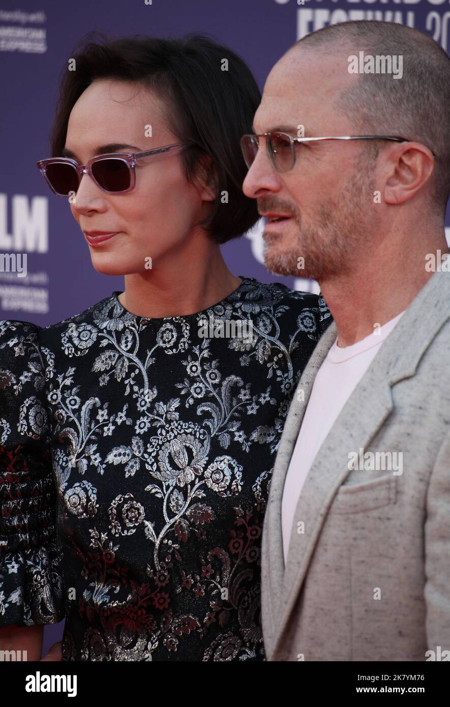 London, UK. Darren Aronofsky and Alice George Lloyd at The Whale ...