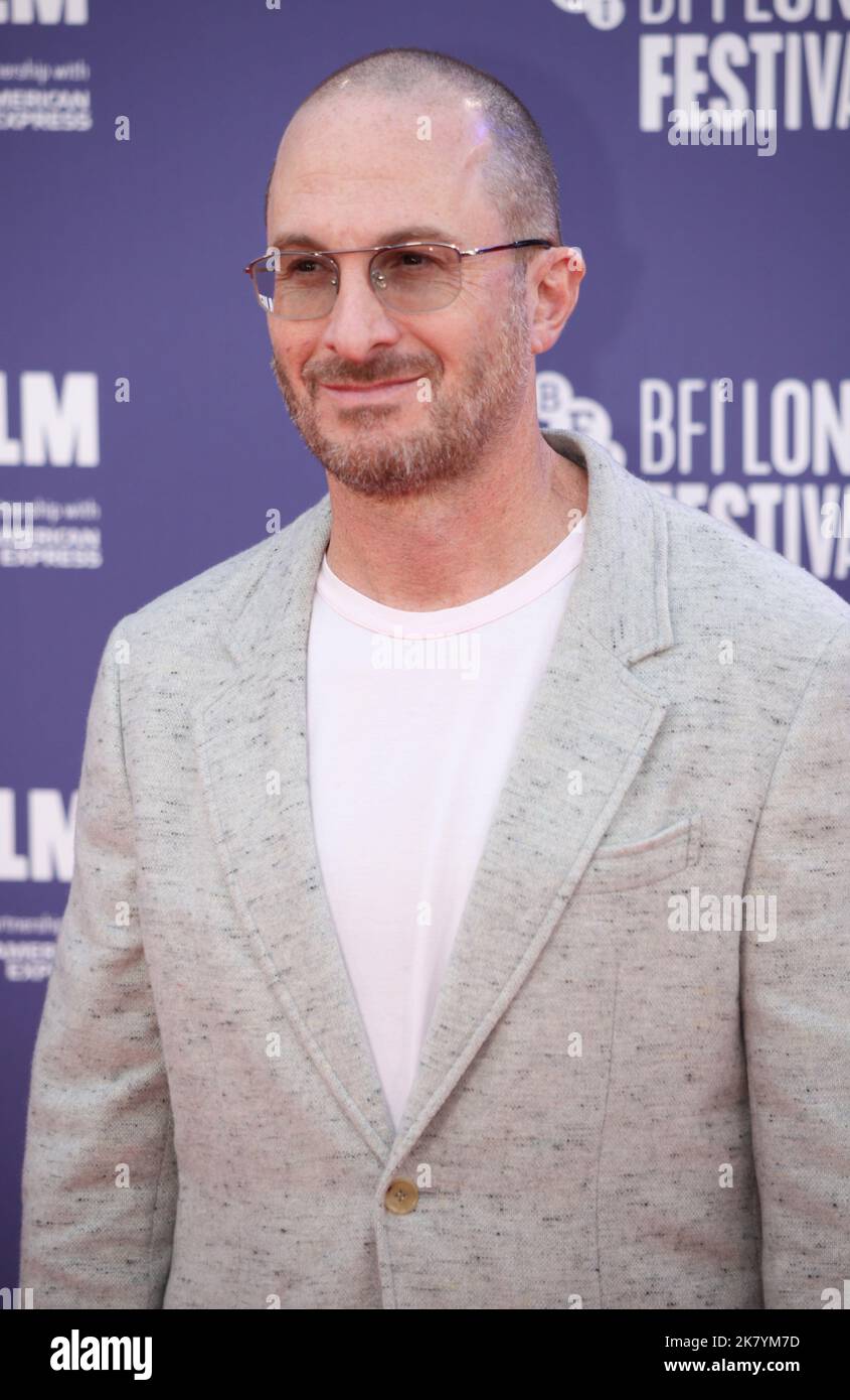 London, UK. Darren Aronofsky at The Whale premiere. Royal Festival Hall ...