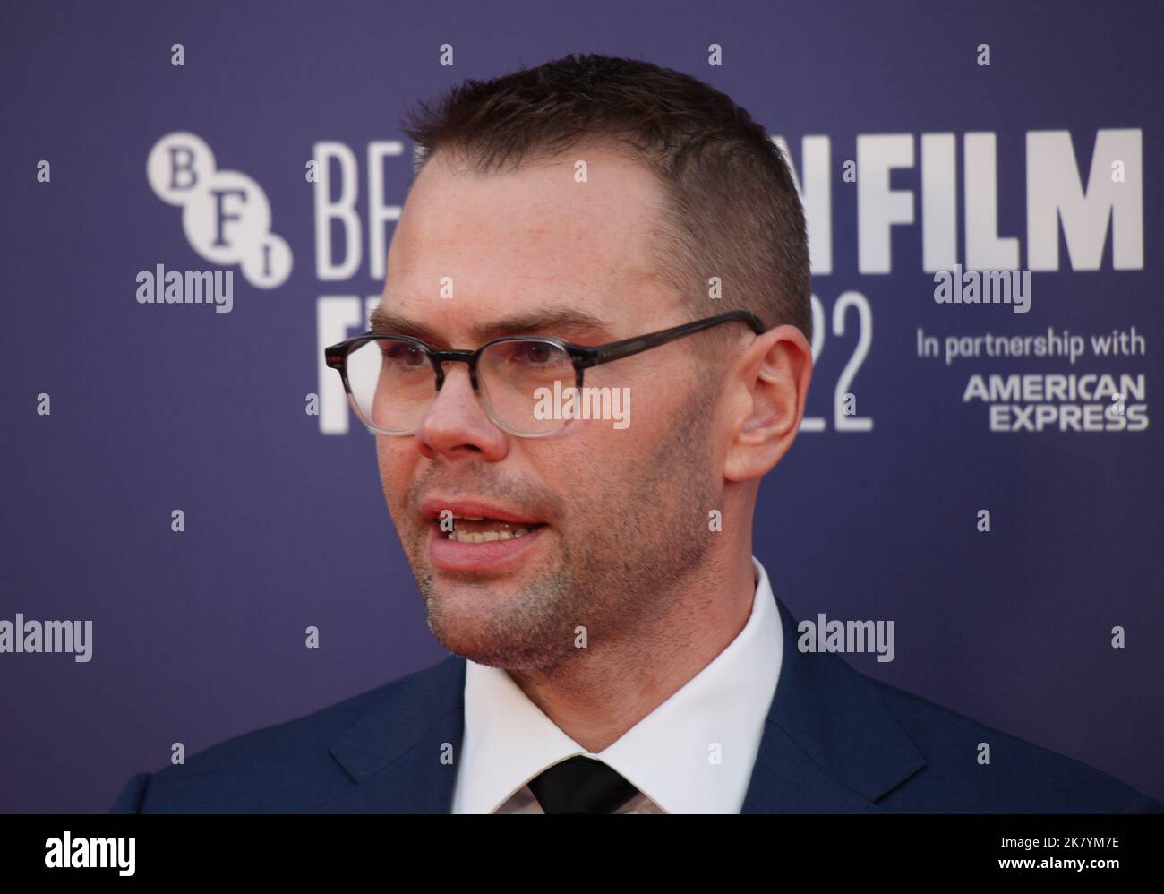London, UK. Samuel D. Hunter at The Whale premiere. Royal Festival Hall ...