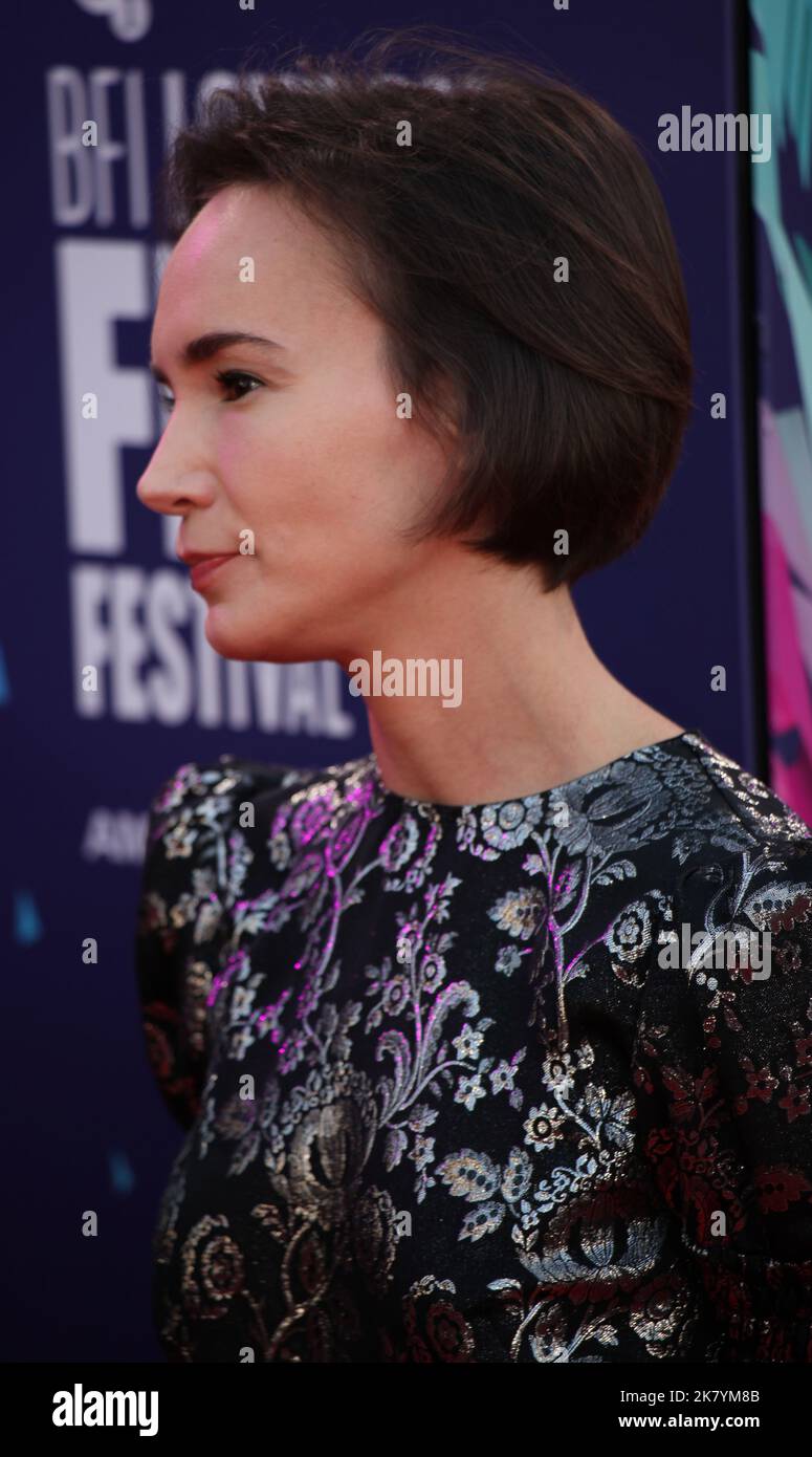 London, UK. Alice George Lloyd at The Whale premiere. Royal Festival ...