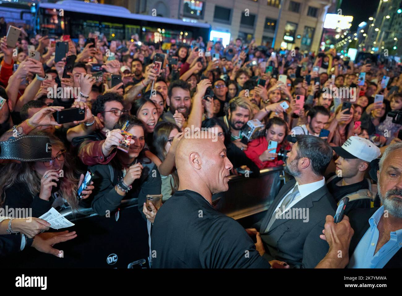 October 19, 2022, Madrid, Madrid, Spain: Dwayne Johnso attends â€˜Black ...
