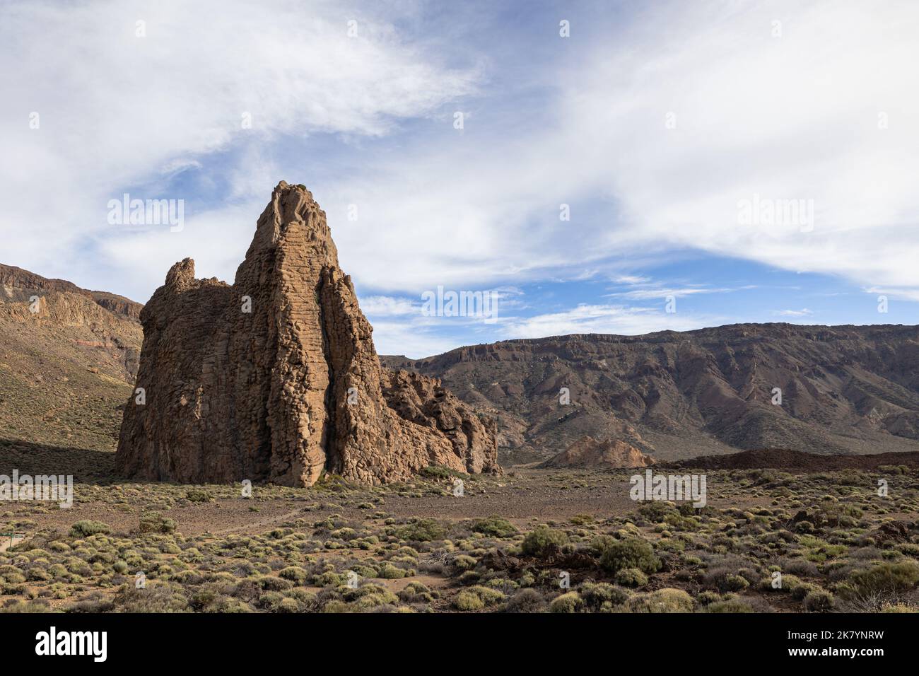 Rock formations in the Llano de Ucanca, Teide National Park, Tenerife ...