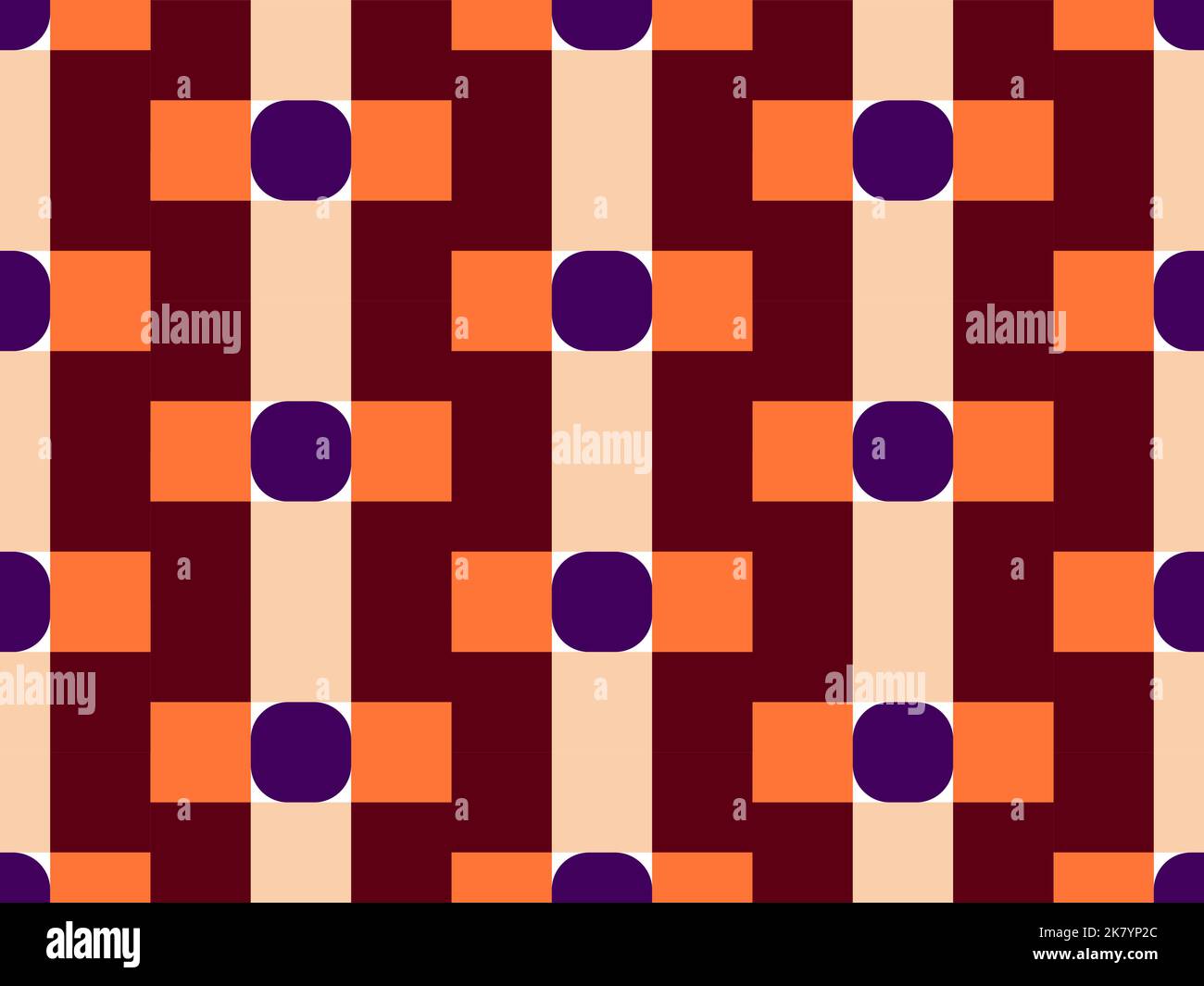 Seamless vector pattern made of rectangles and circles Stock Vector Image & Art - Alamy