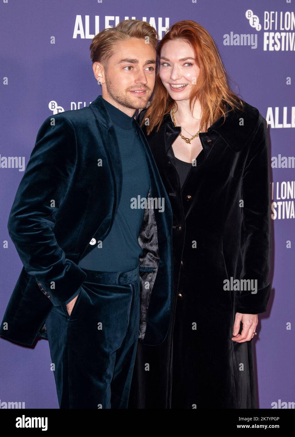 London, UK. Ross Tomlinson and Eleanor Tomlinson at the Allelujiah ...