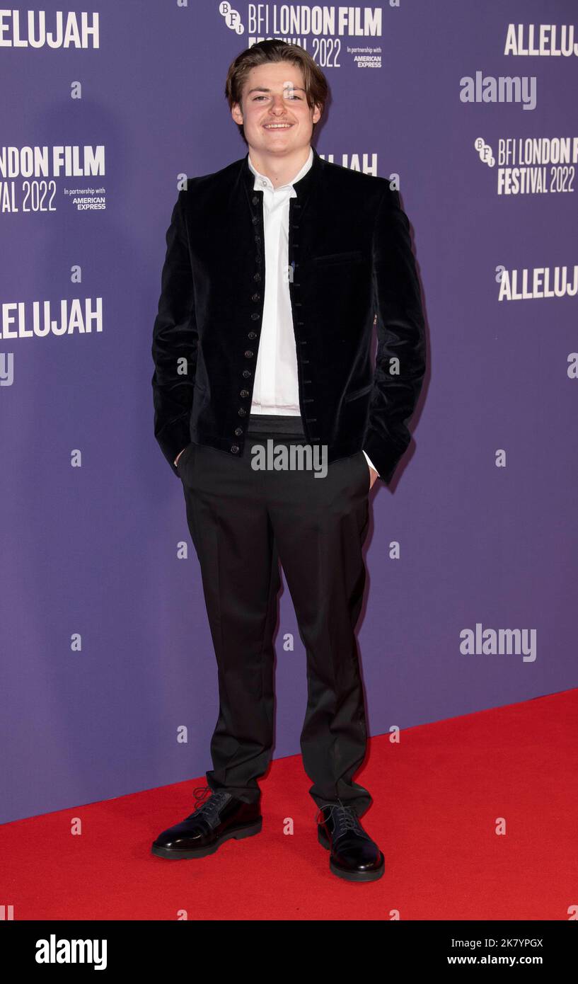 London, UK. Louis Serkis-Ashbourne at the Allelujiah Premiere at Royal ...