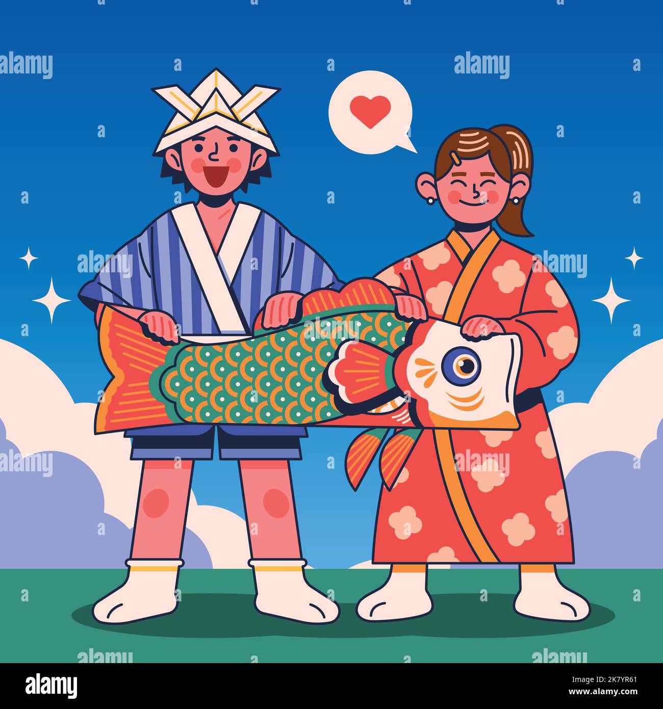 Happy childrens day kite Stock Vector Images - Alamy