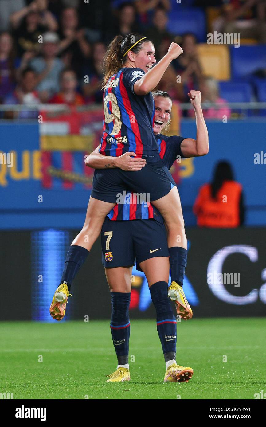 Barcelona, Spain. 19th Oct, 2022. Mariona Caldentey of FC Barcelona ...