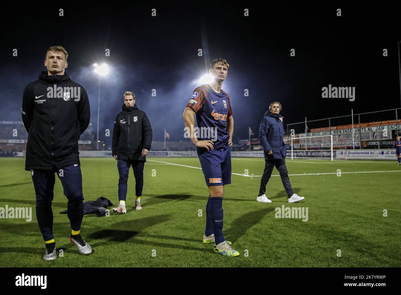 Werkendam - (lr) Bartosz Bialek of Vitesse, Vitesse coach Phillip Cocu ...