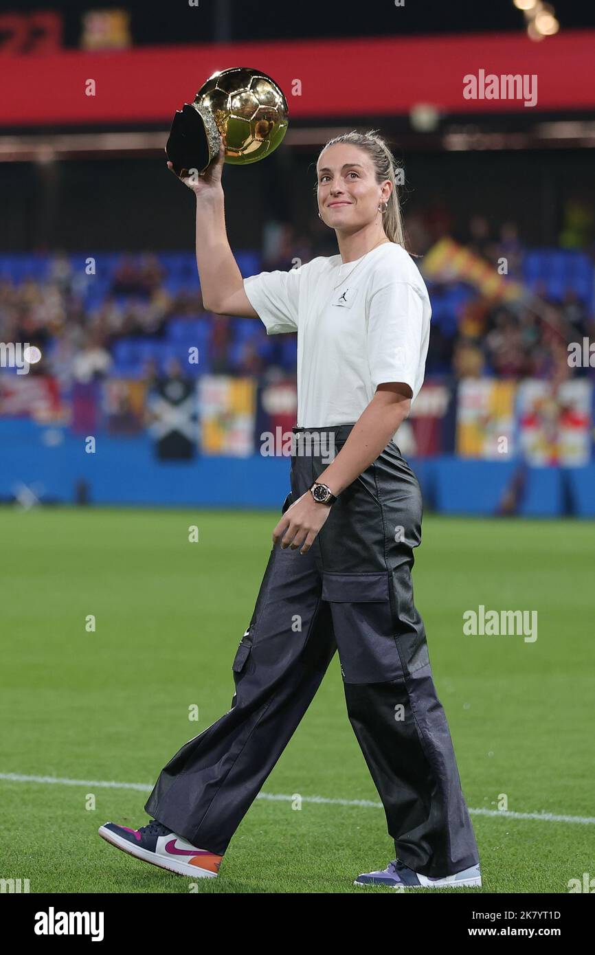 Barcelona, Spain. 19th Oct, 2022. Alexia Putellas of FC Barcelona ...