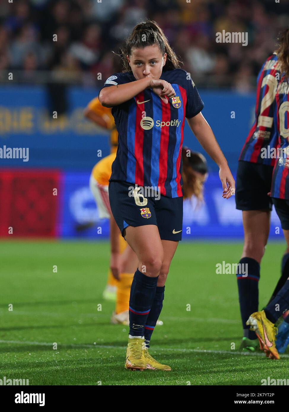 Barcelona, Spain. 19th Oct, 2022. Claudia Pina of FC Barcelona ...