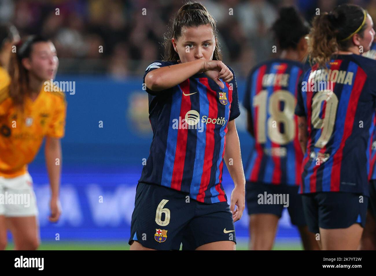 Barcelona, Spain. 19th Oct, 2022. Claudia Pina of FC Barcelona ...