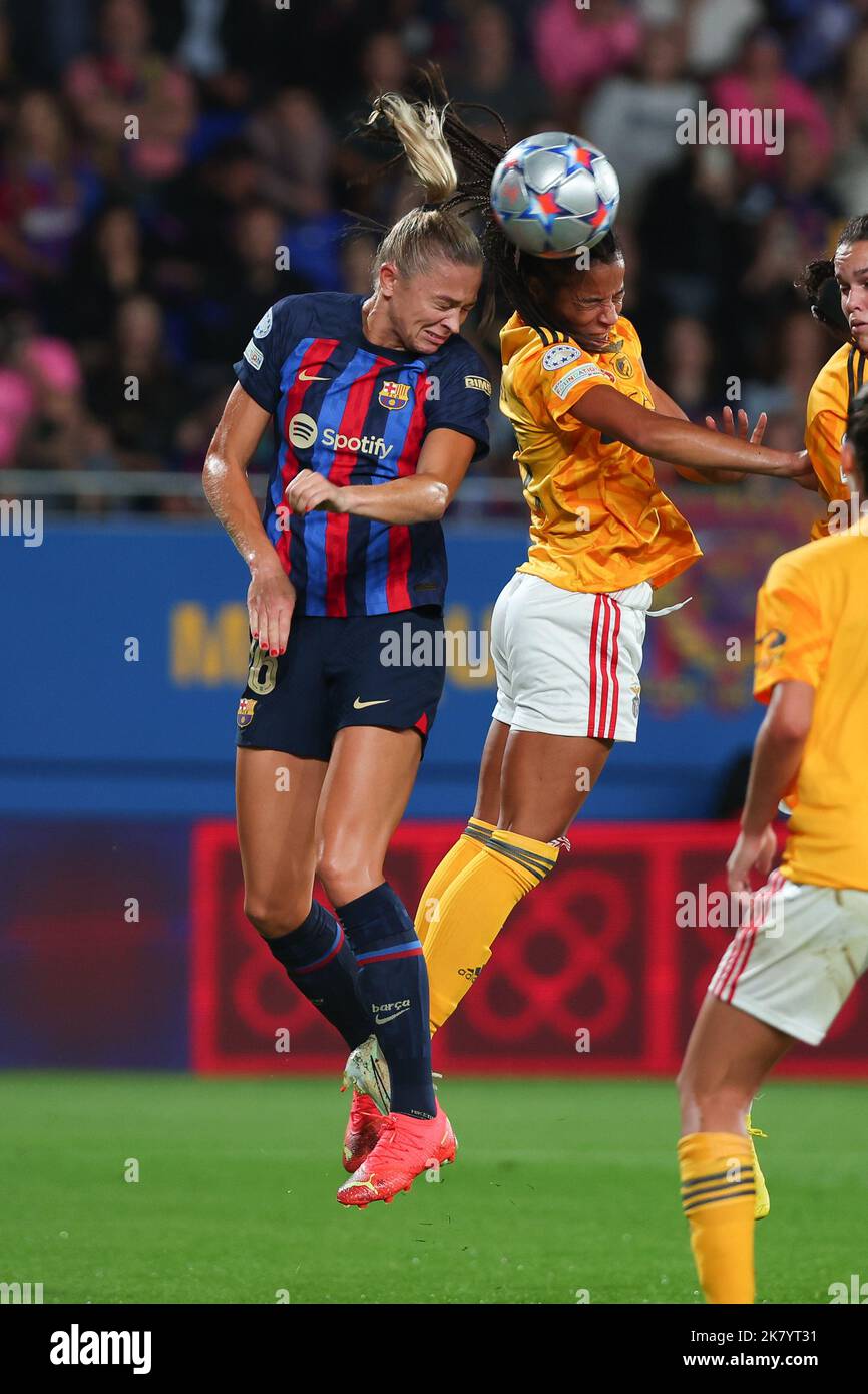 Barcelona, Spain. 19th Oct, 2022. Jessica Silva of SL Benfica in action ...