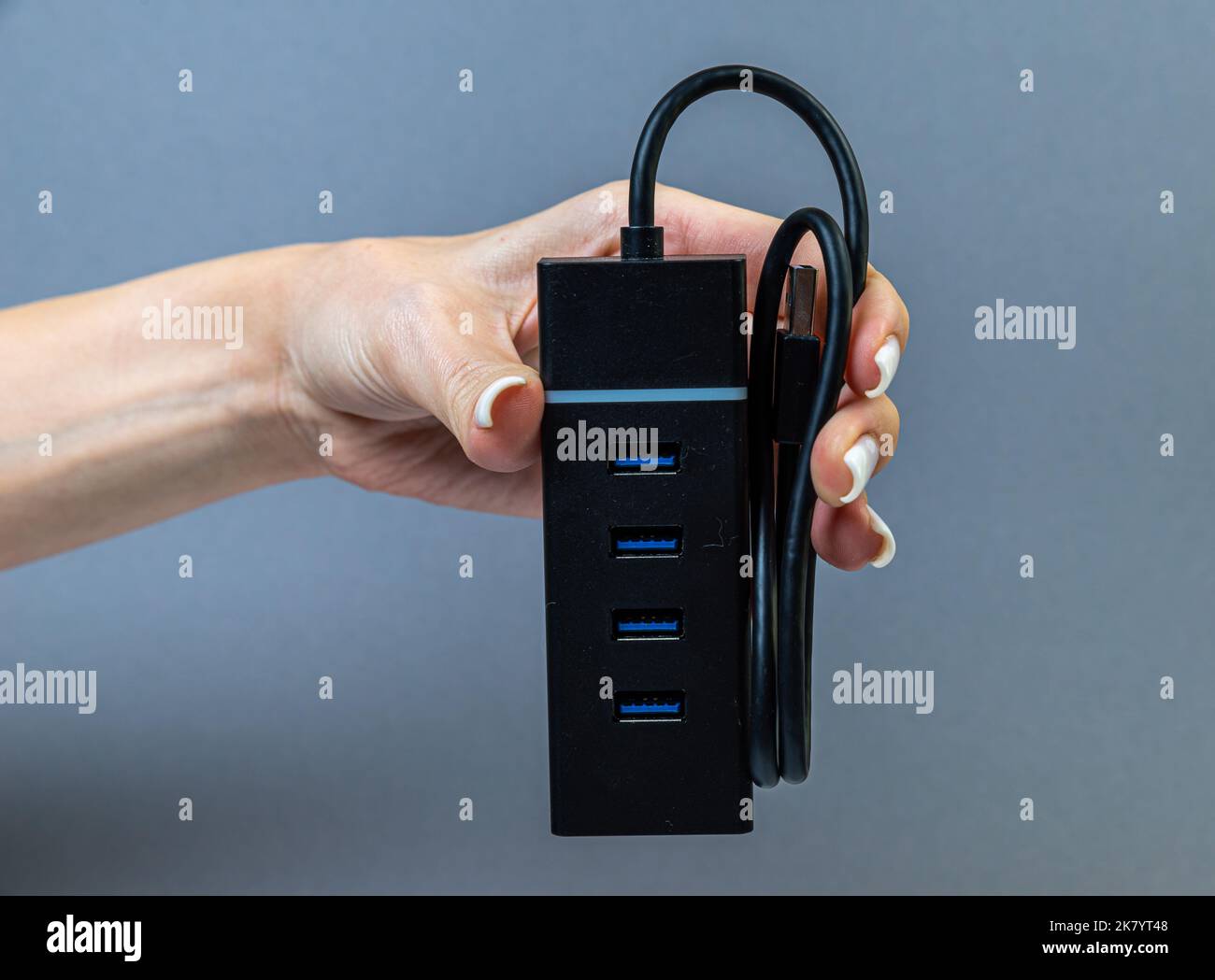 USB Type C adapter or hub with various accessories - pendrives, hdmi ...