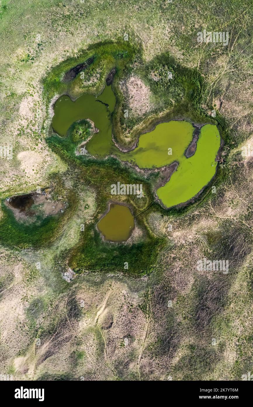 fresh water spring. aerial view.Argentina Stock Photo - Alamy