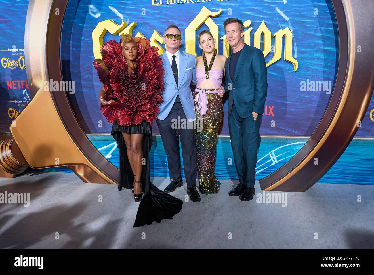 October 19, 2022, Madrid, Madrid, Spain: Kate Hudson, Daniel Craig ...