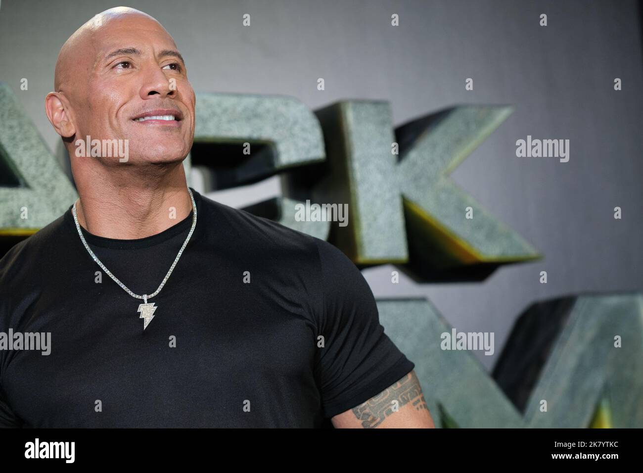 Madrid, Spain. 19th Oct, 2022. Actor Dwayne Johnson seen during the ...