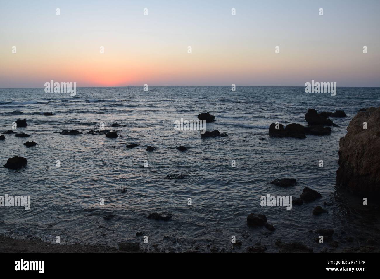 Gedor Sea Reserve during Sunset - Beaches along Highway 2 between Tel ...