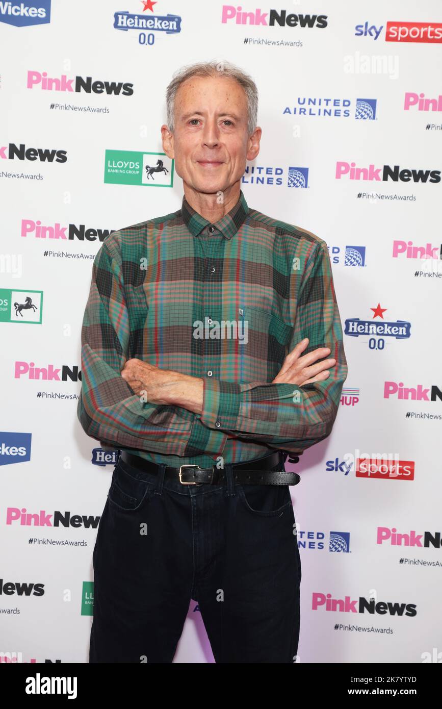 Peter Tatchell attending the PinkNews Awards at Church House ...