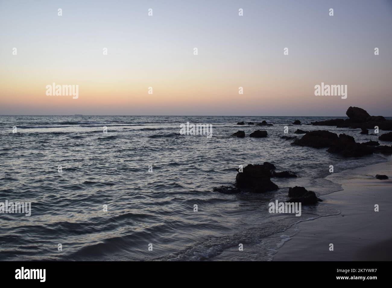 Gedor Sea Reserve during Sunset - Beaches along Highway 2 between Tel ...