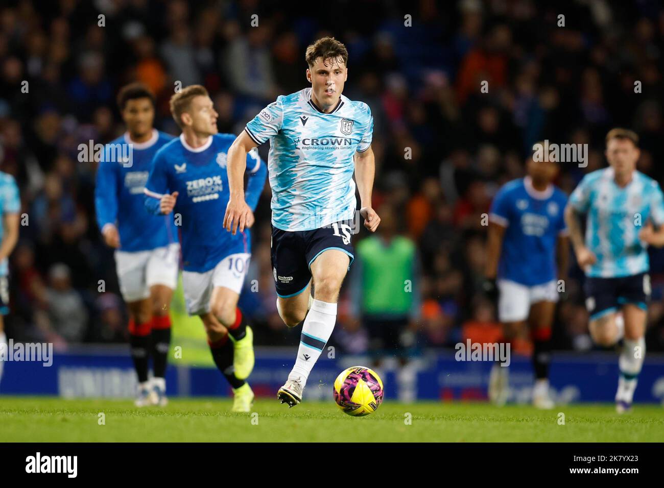 Ibrox Stadium, Glasgow. 19th Oct, 2022. Scottish League Cup football ...