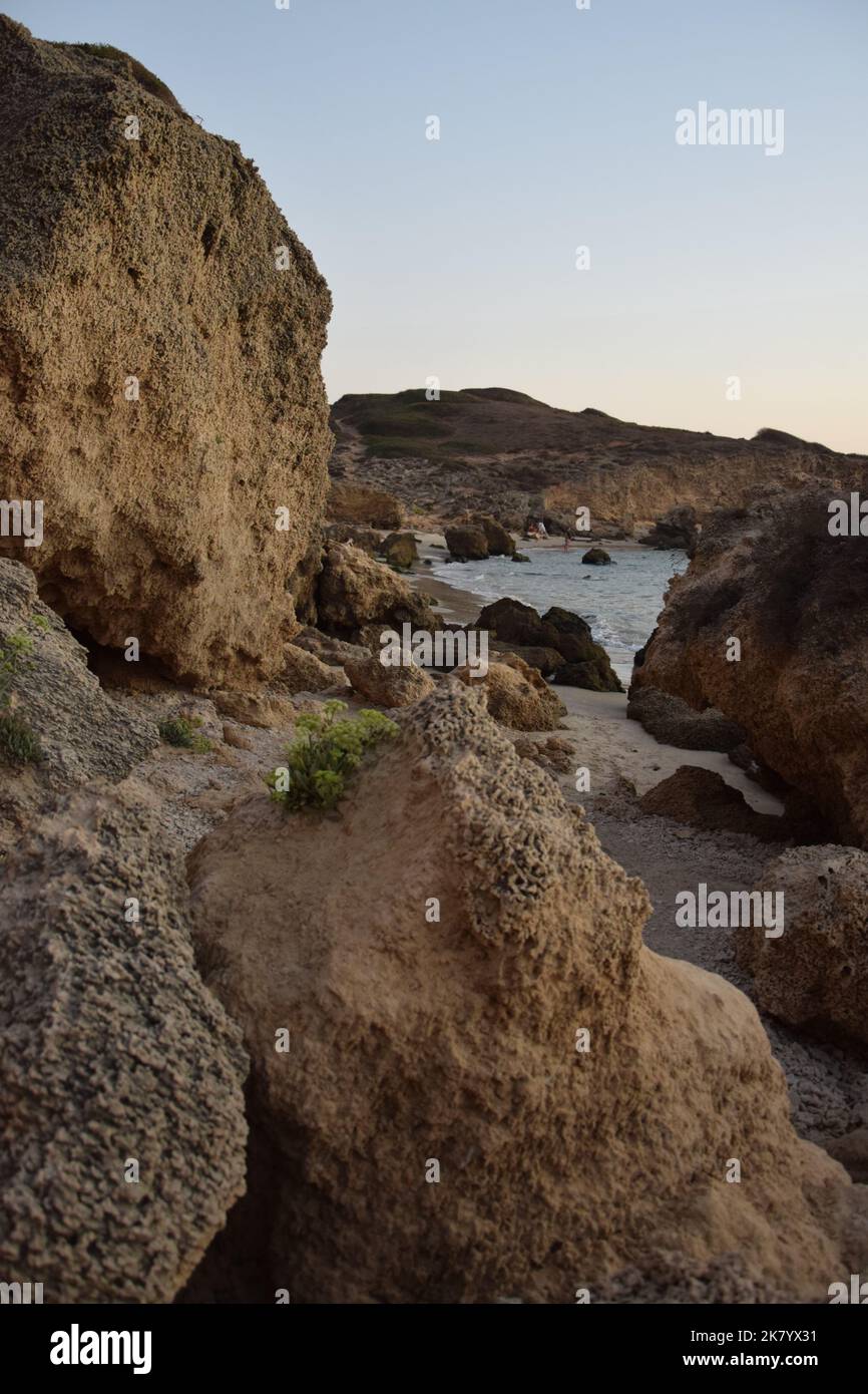 Gedor Sea Reserve during Sunset - Beaches along Highway 2 between Tel ...