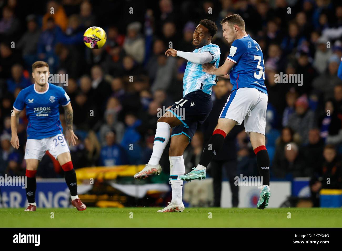 Ibrox Stadium, Glasgow. 19th Oct, 2022. Scottish League Cup football ...