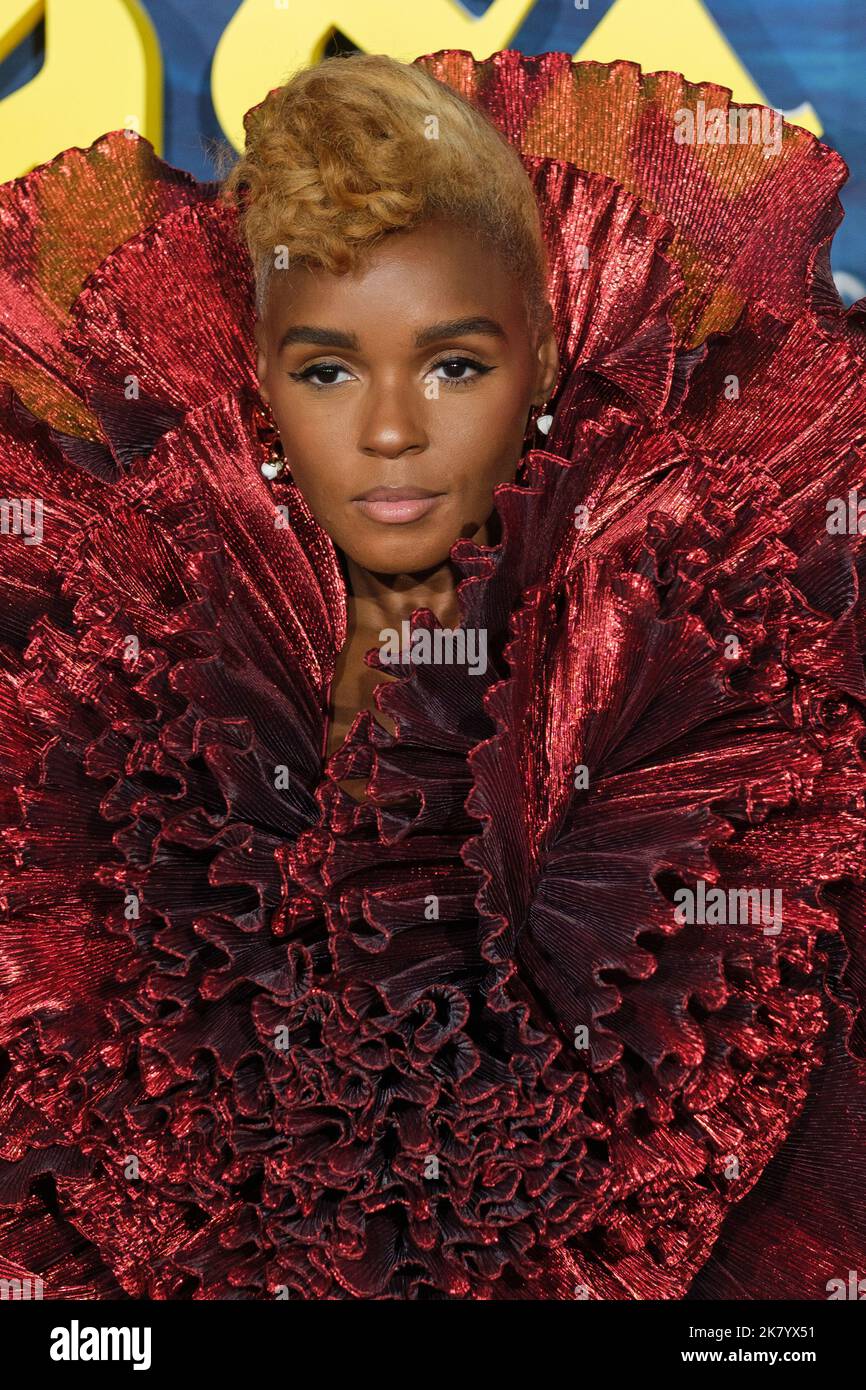 Madrid, Spain. 19th Oct, 2022. Actress Janelle Monae attends the ...