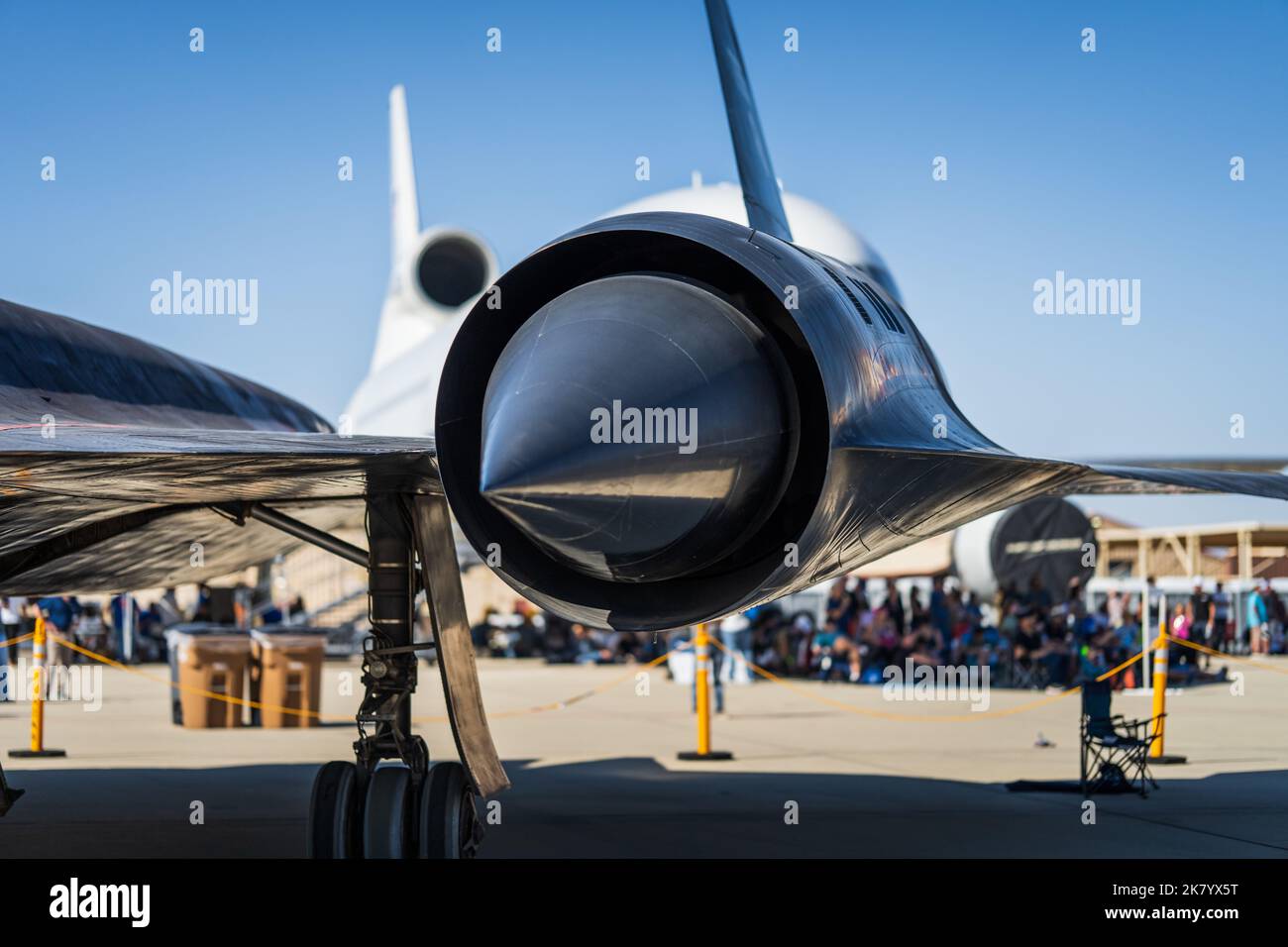 Sr-71 Blackbird at Edwards Air Force Base on 10/16/2022 Stock Photo - Alamy