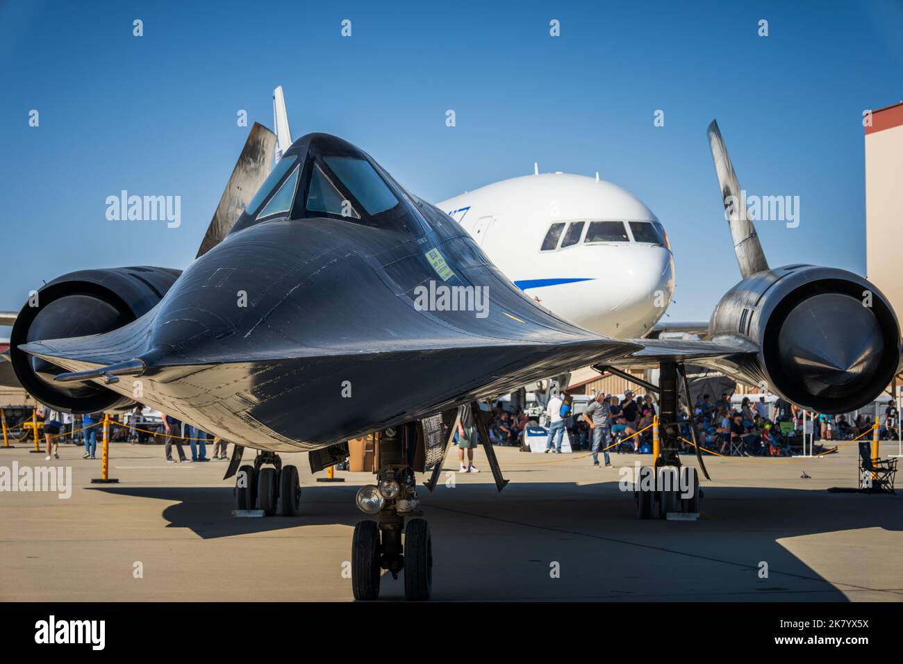 Sr-71 Blackbird at Edwards Air Force Base on 10/16/2022 Stock Photo - Alamy