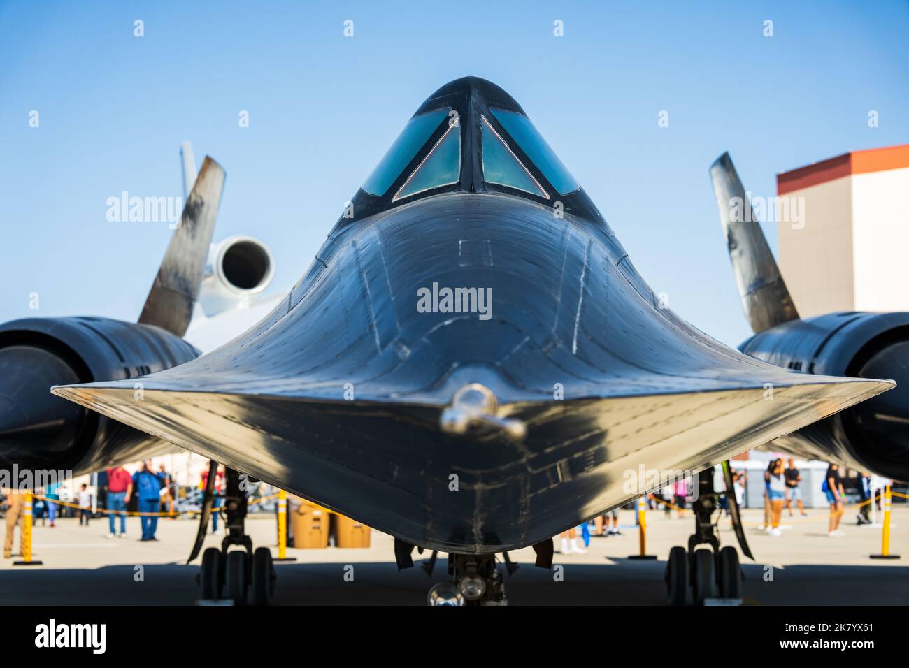 Sr-71 Blackbird at Edwards Air Force Base on 10/16/2022 Stock Photo - Alamy