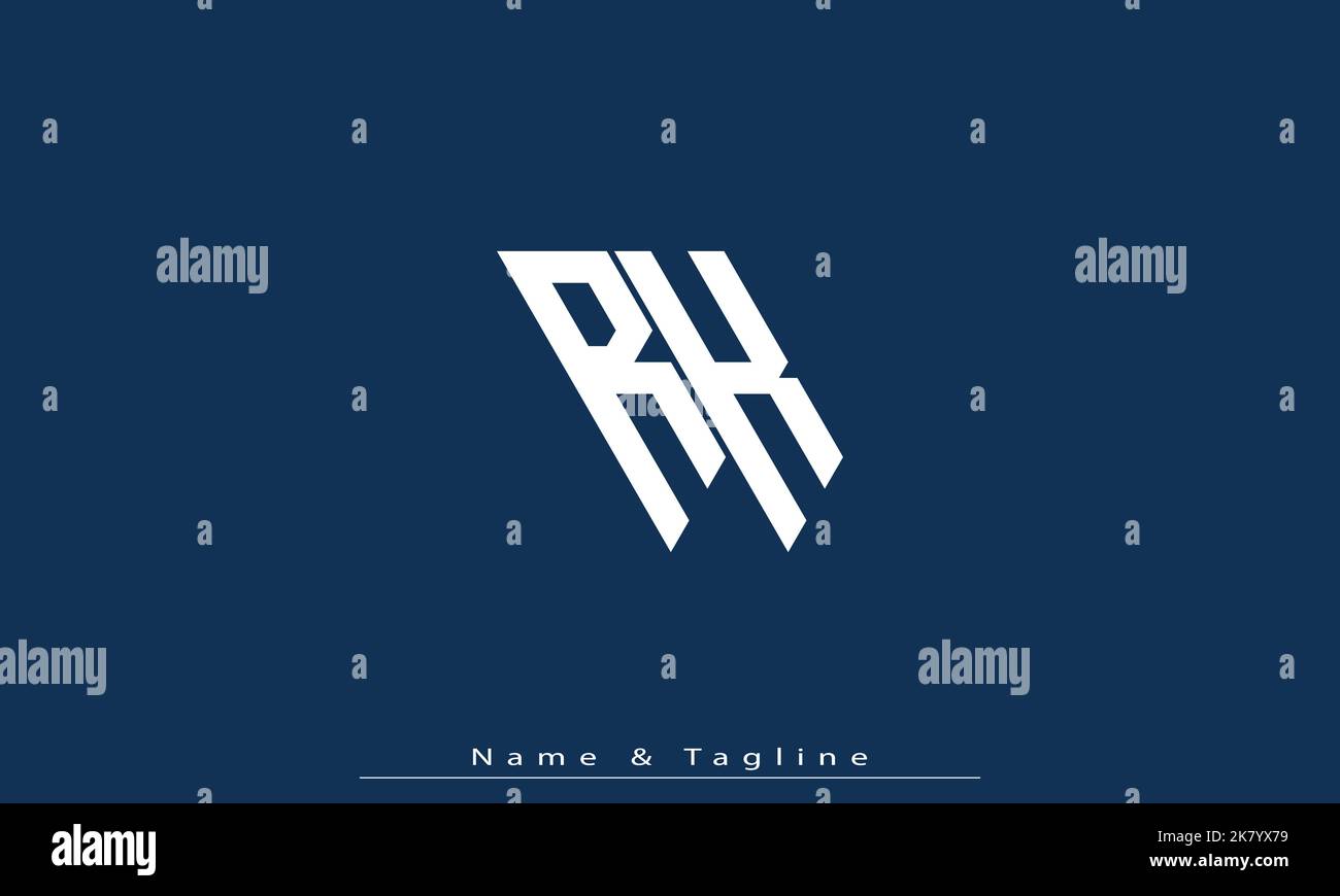 Alphabet letters Initials Monogram logo RK , KR Stock Vector Image ...