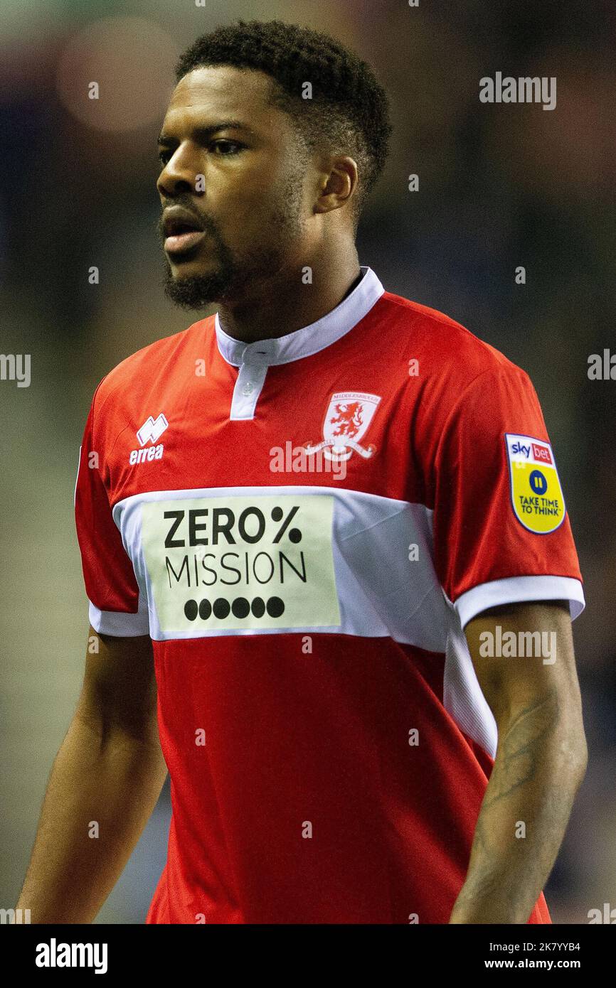 Chuba Akpom #29 of Middlesbrough during the Sky Bet Championship match ...