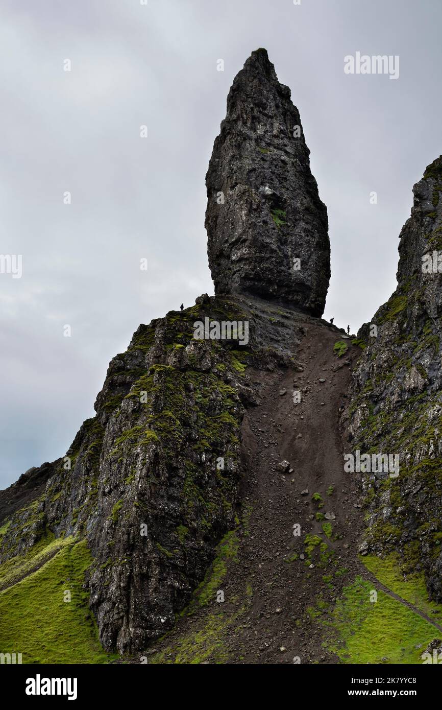 The Old Man of Storr on The Storr Mountain, Isle of Sky in the Scottish ...