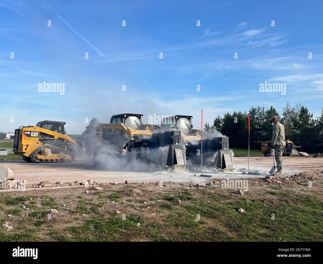 RAMSTEIN AIR BASE, Germany (Sep. 21, 2022) Crew comprised of Seabees ...