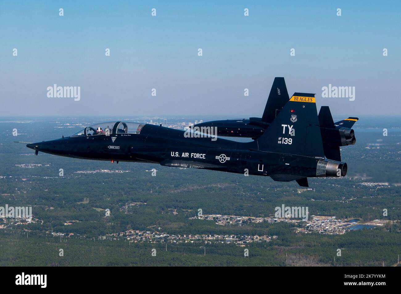 U.S. Air Force T-38A Talons assigned to the 2d Fighter Training ...