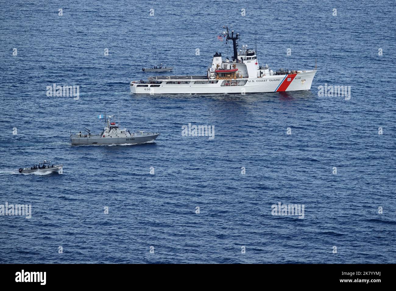 The Coast Guard Cutter Alert (WMEC 630) conducts an engagement ...