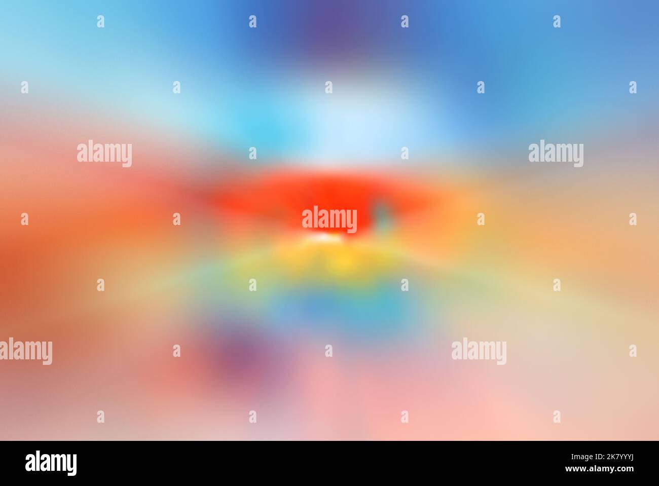Abstract circle blurred background, Red Blue Yellow tone Stock Photo ...