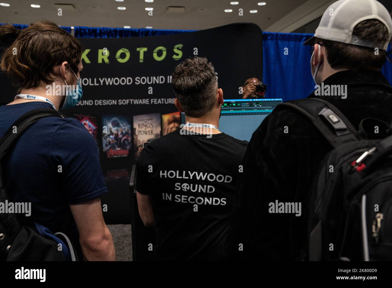 Atmosphere during NAB trade show at Jacob Javits Center featuring new ...