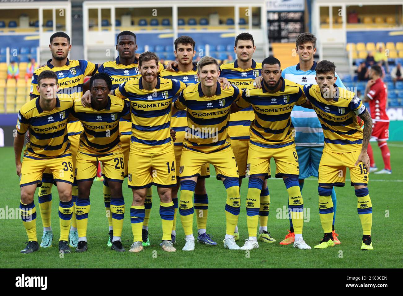 Parma, Italy. 19th Oct, 2022. Players (Parma Calcio) during Parma ...