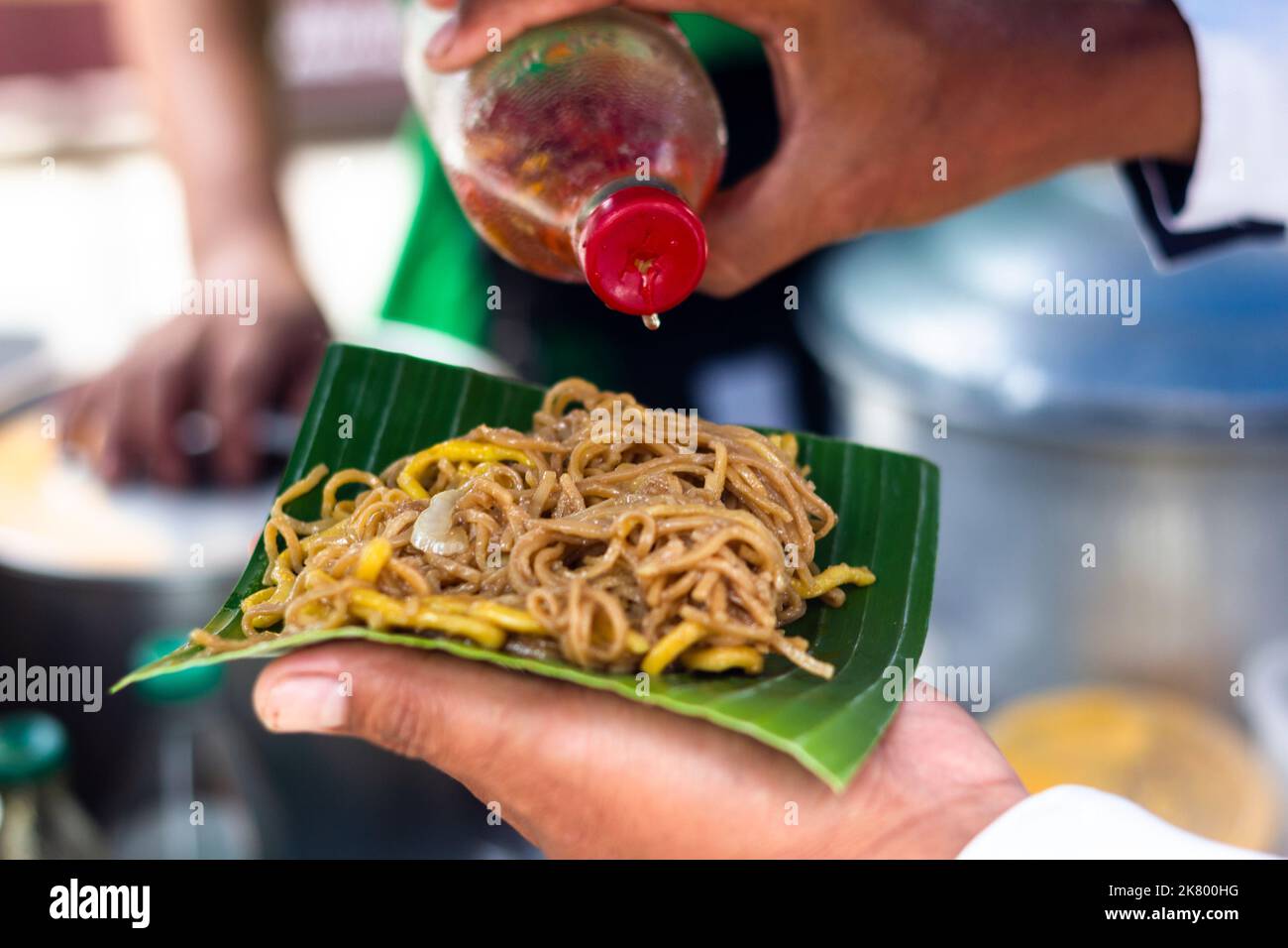 Habhab noodles hi-res stock photography and images - Alamy
