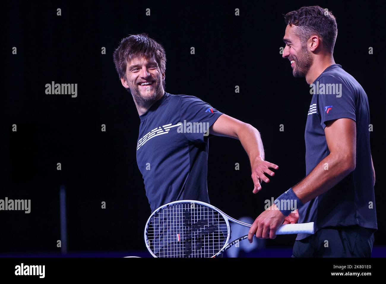 Antwerp, Belgium. 19th Oct, 2022. Dutch Sander Arends and Dutch David ...